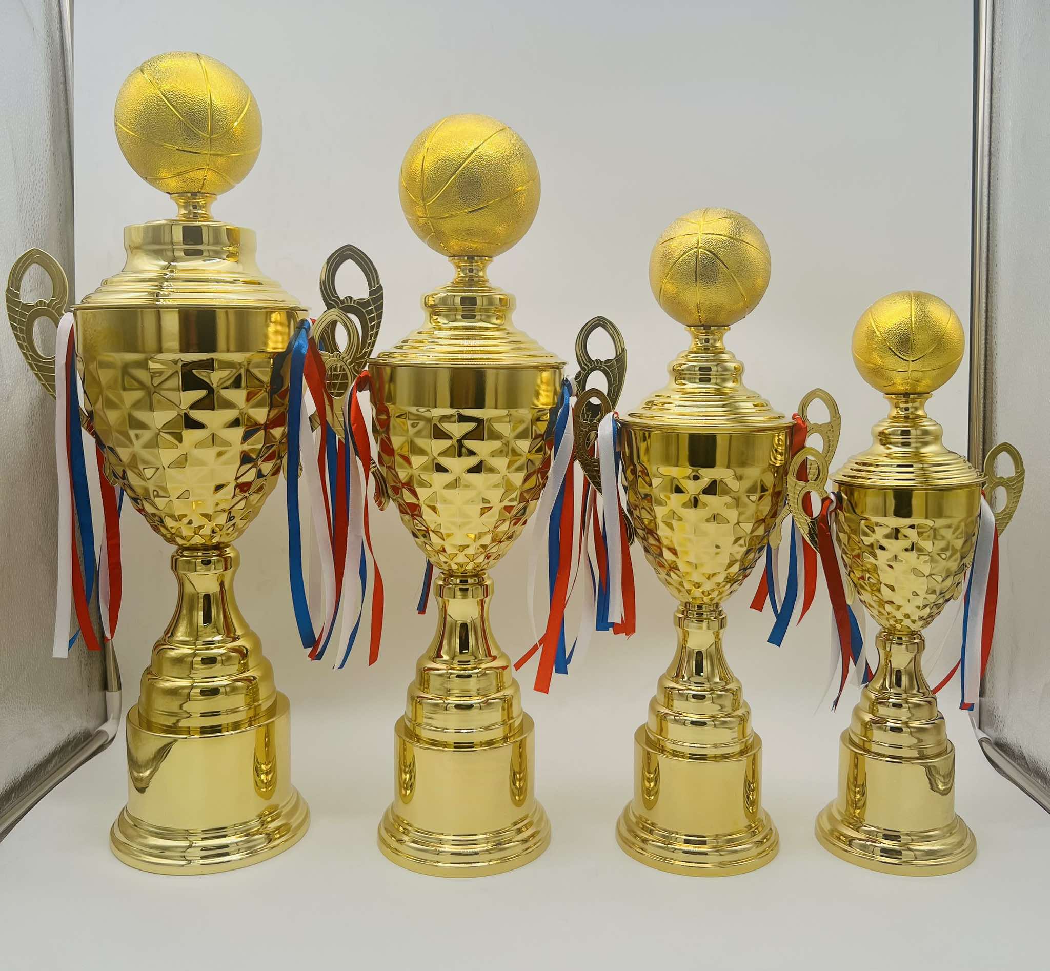 Basketball Metal Trophy Set of 4 – 55cm, 53cm, 45cm, 40cm (Model 1529 ...