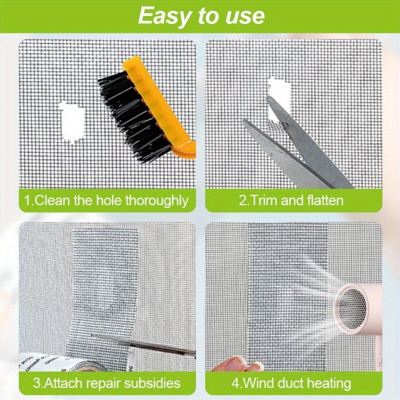 [COD] 10pcs Screen Repair Tape | Malagkit na Mosquito Net Patch | Para ...