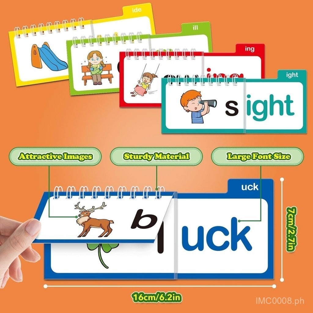 30 Read and Rhyme Flip Books,Word Family Flip Books,ABC Vocabulary ...