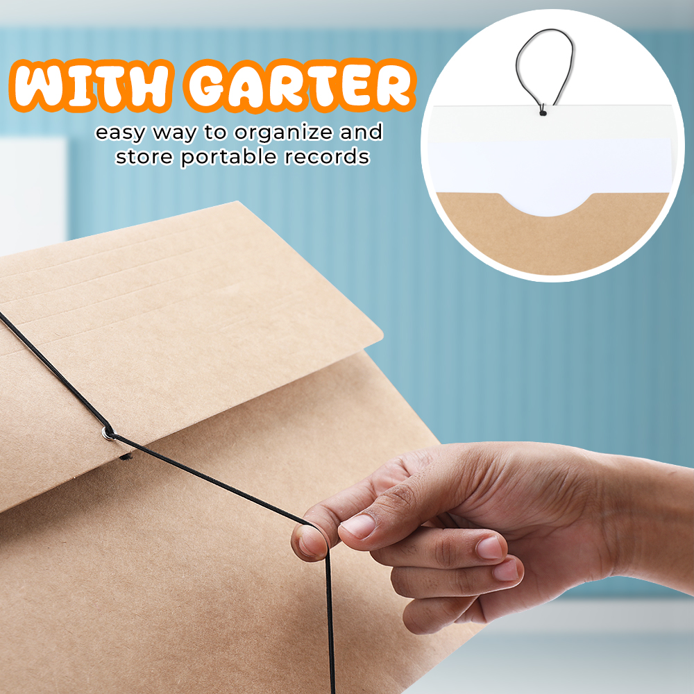 FCI Expanding Envelope W/Garter Protfolio Short and Long P/X File ...