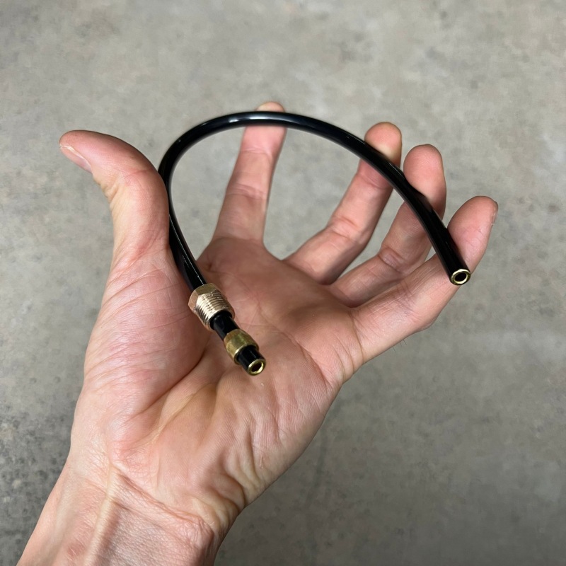 Air Compressor 1/4 HP Nylon Hose Pressure Switch Check Valve Connection ...