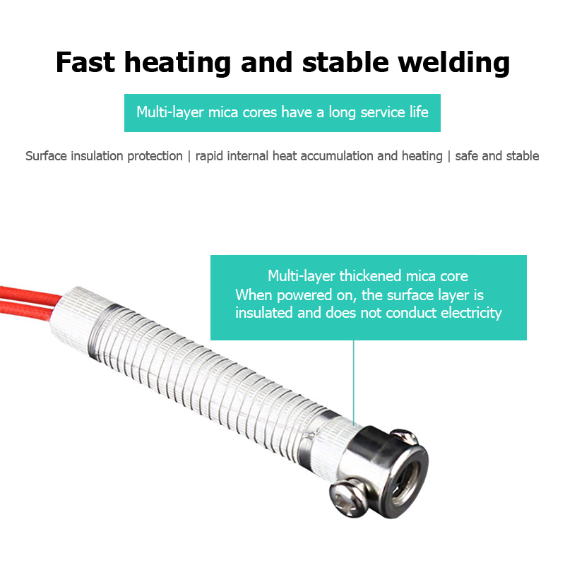 60W External Soldering Iron Core Heating Element Replacement Welding ...