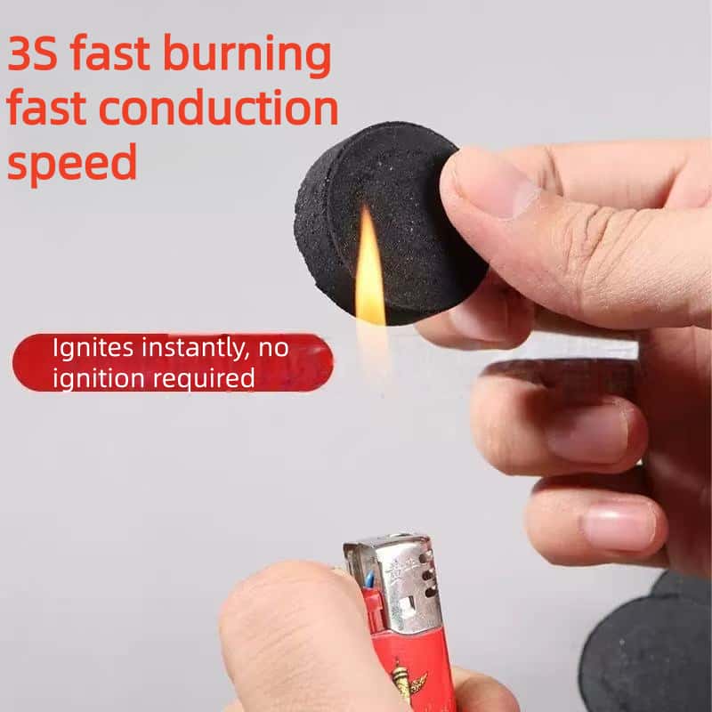 100pcs Smokeless Magic Charcoal Briquettes Barbecue Grills Charcoal ...