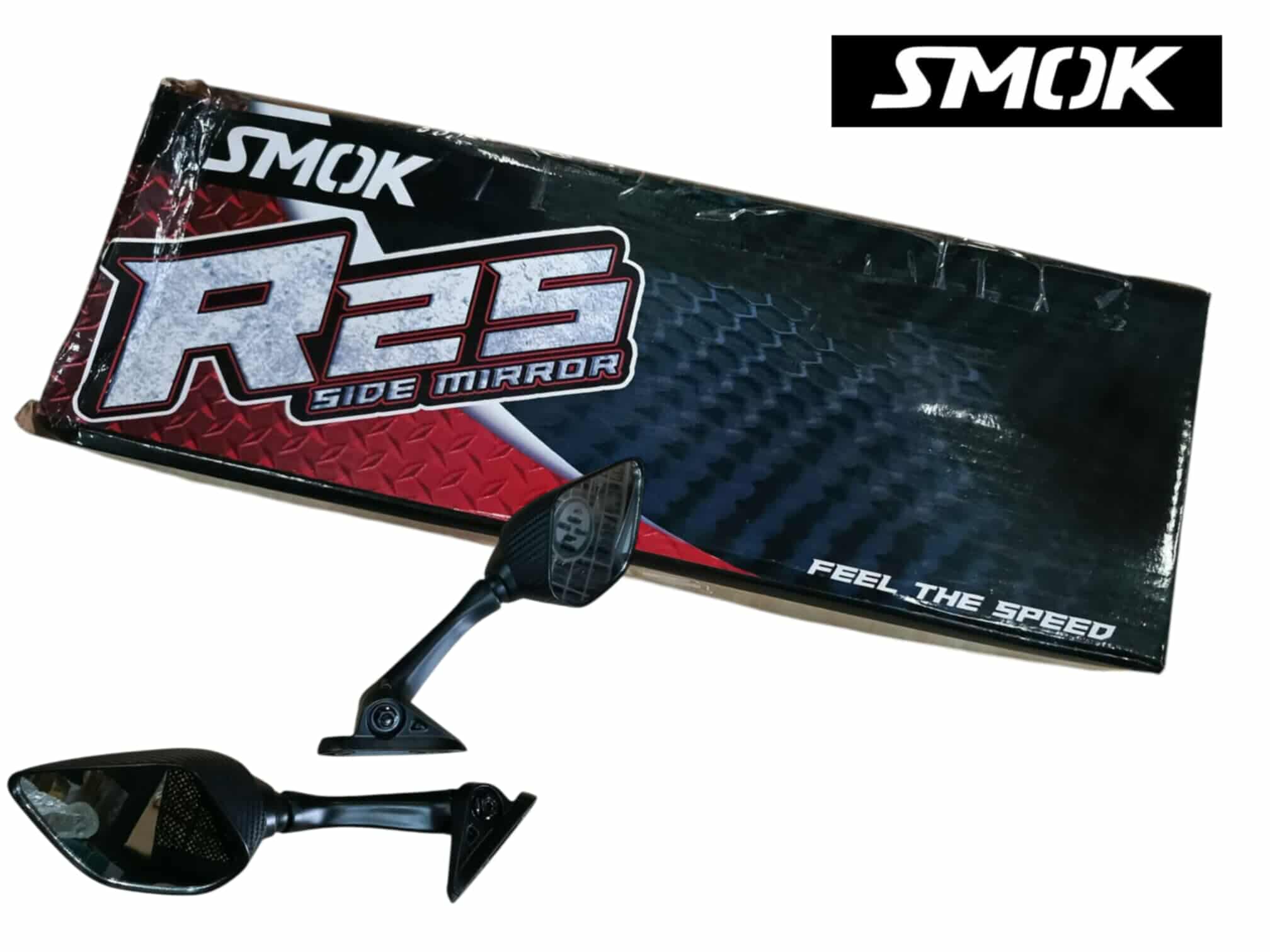 SMOK R25 SIDE MIRROR H3370-2 FOR NMAX BLACK | Shopee Philippines