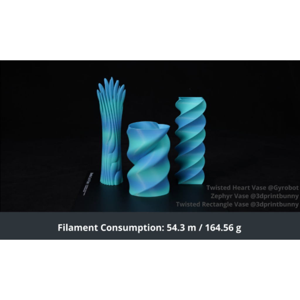 Bambu Lab PLA Basic Gradient 3D Printing Filament Soft Bicolor Gradient ...
