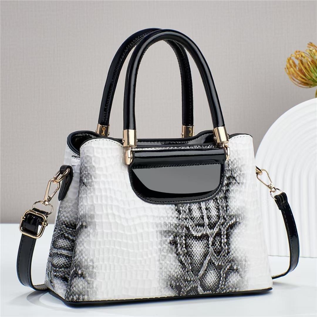 【Bagin】COD Stylish Medium Women's Bag – Upgraded Croc-Embossed Leather ...