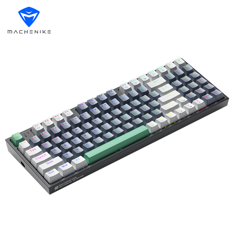 Machenike K500 Mechanical Keyboard RGB Backlit Hot-Swappable wired ...