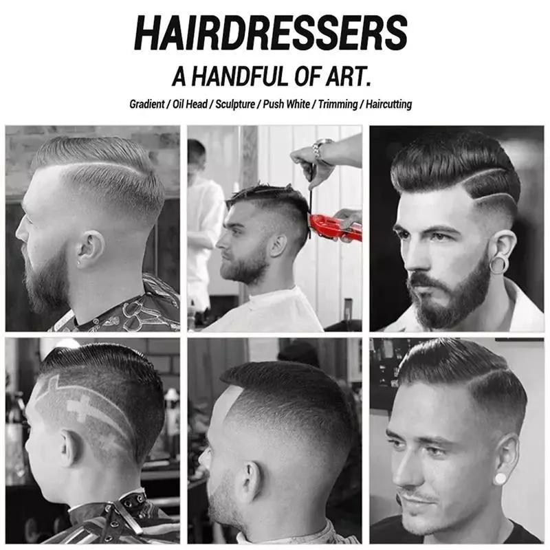 SHINY Professional Hair Clippers Rechargeable Haircut Razor Trimmer ...