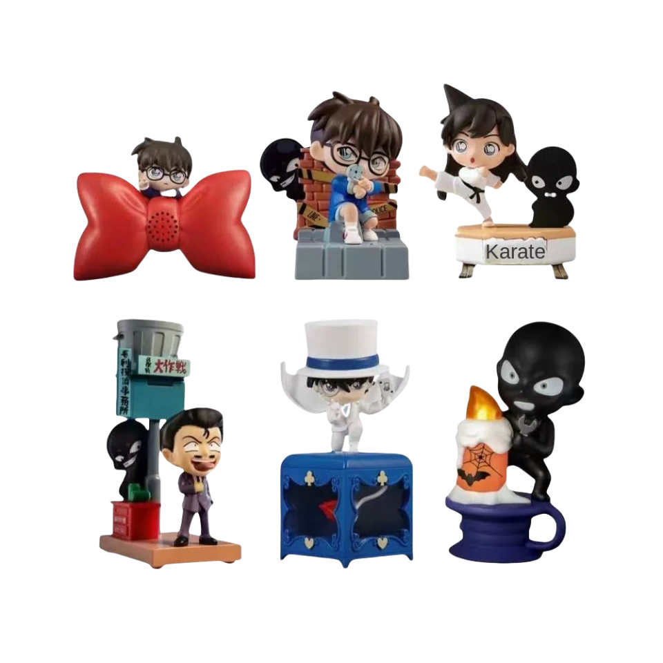 KFC Detective Conan action figure toy Kaitou Kid anime character bow ...