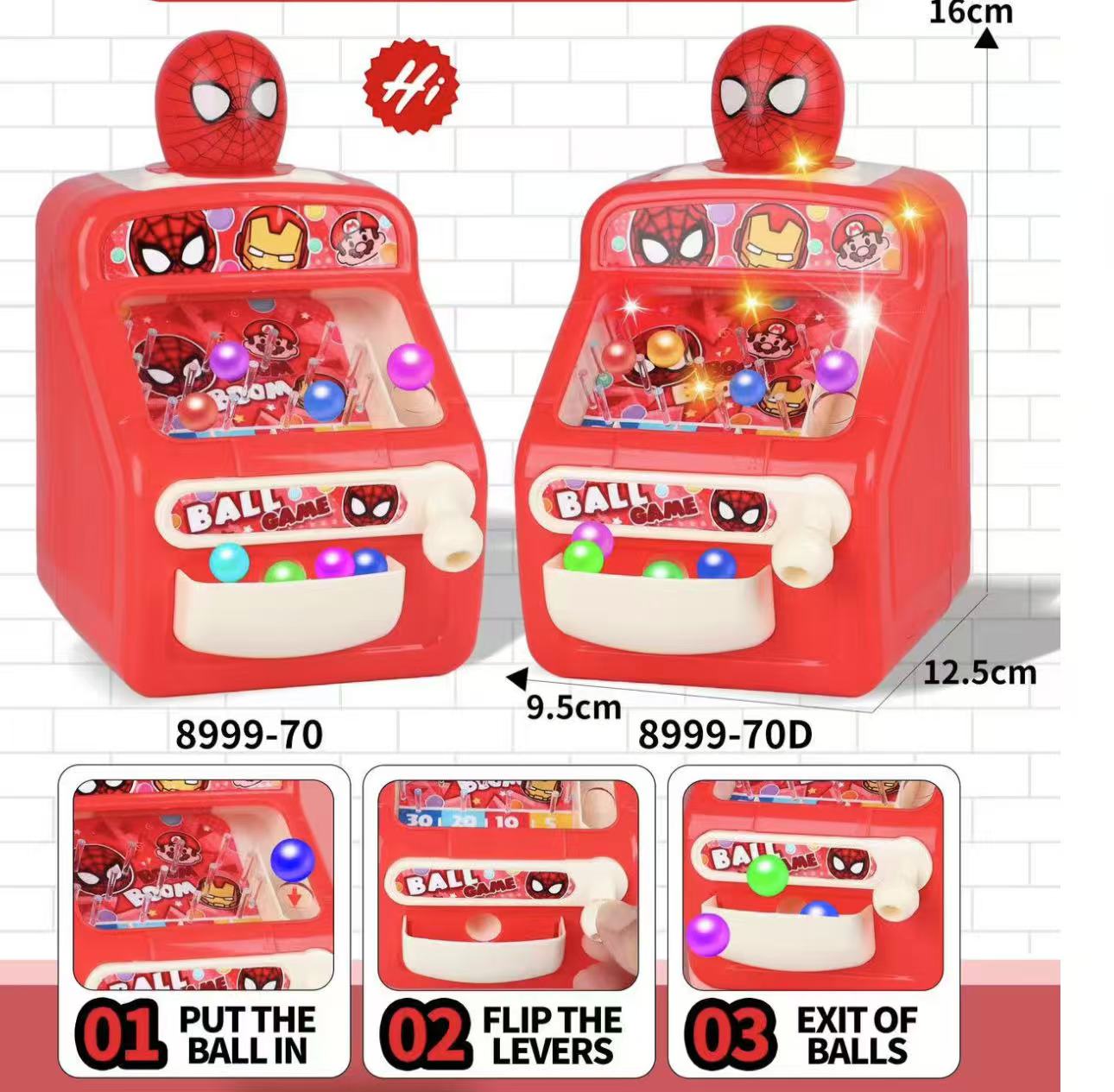 pinball game machine educational toy small shooting birthday gift for ...