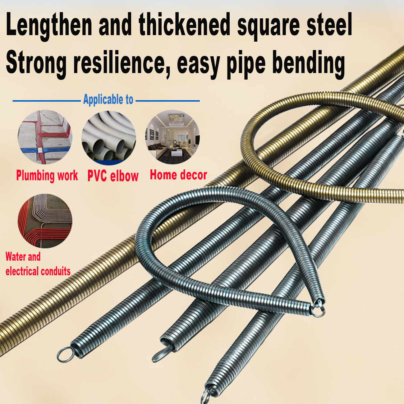 Manual Extension Pipe 1meter Bending Spring Electrician PVC Wire ...