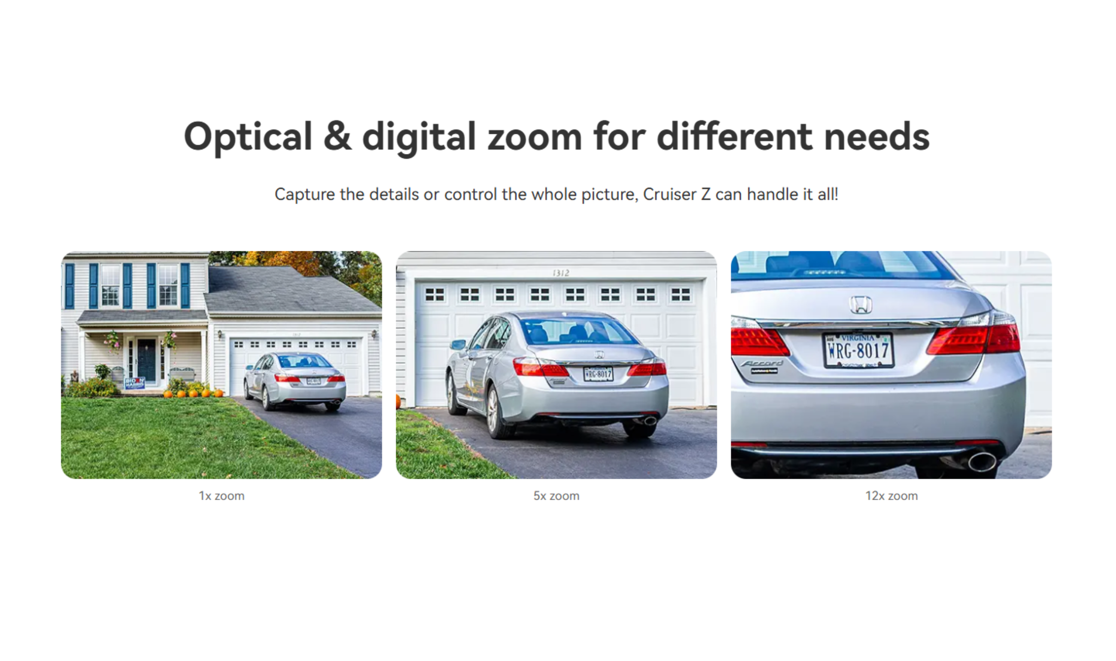 IMOU Cruiser Z 5MP Mixed Zoom Full Color Outdoor Wi-Fi Camera, with ...