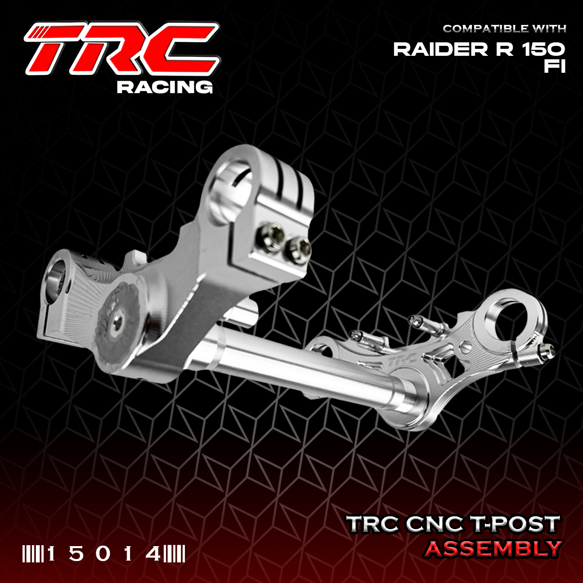 TRC RACING RAIDER R150 FI CNC TPOST ASSEMBLY 15014 | Shopee Philippines