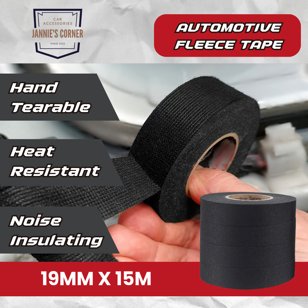 Automotive Fleece Tape 19mm x 15m | Wire Harness Cloth Tape | Heat ...