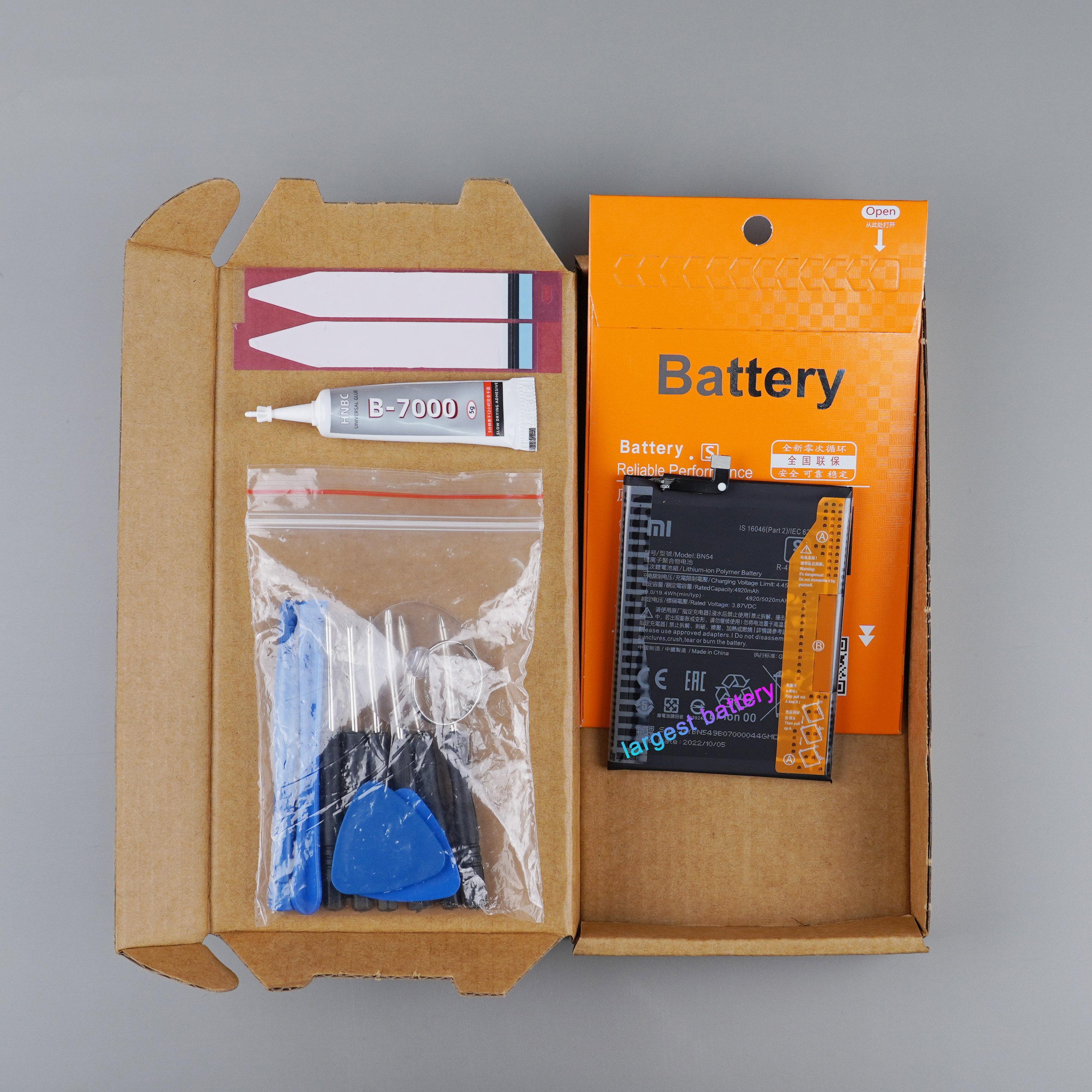 APEXBATT New BN54 Battery For Xiaomi Redmi 9 Batteries+Tools Free ...