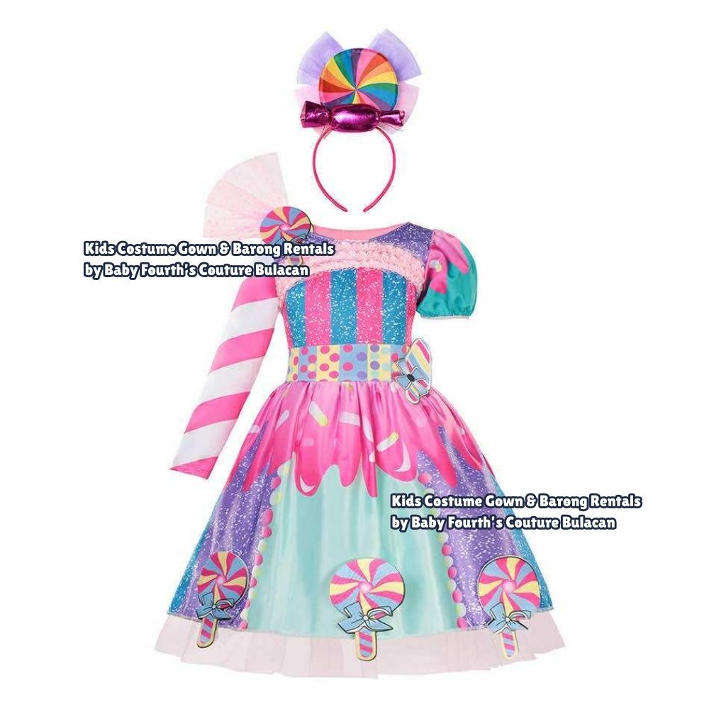 Book Character Candy Fairy Tale Movie Candyland Princess Outfit Costume ...
