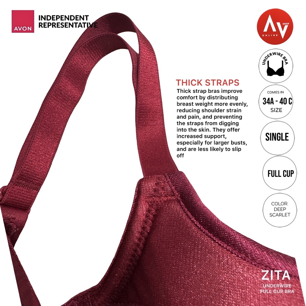 Avon Classic | Cathy Underwire Full Cup Bra| Size : 34A to 40C ...