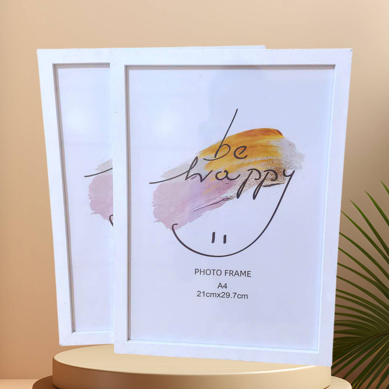 Family Simple wooden A4 photo frame table picture frame hanging wall ...