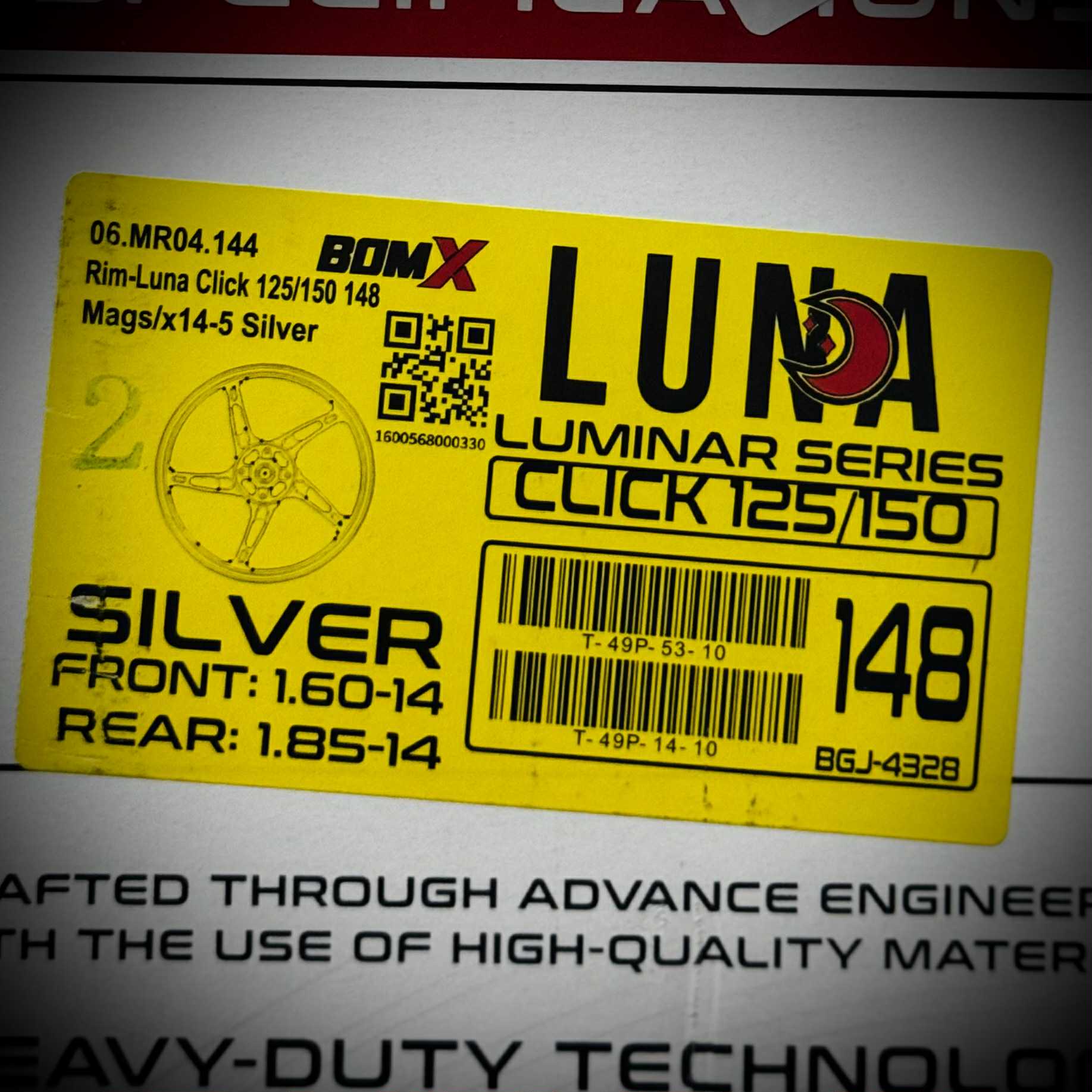 BOM RANGSIT LUNA CNC MAGS FOR HONDA CLICK 125/150 PURPLE ONLY - SOLD AS ...