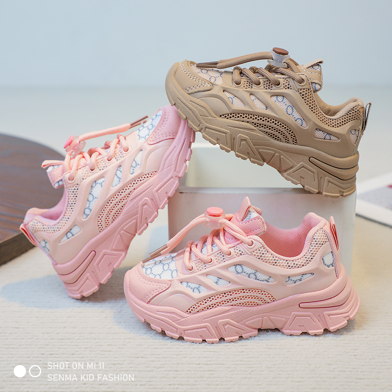 SENMA Rubber Shoes For Kids Girls Korean Shoes Fashion Sneakers Chunky ...