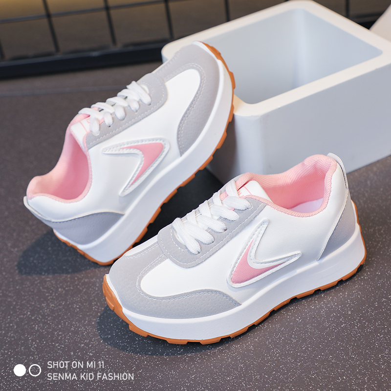 SENMA Rubber Shoes For Kids Girls Korean Shoes White Girl Shoes ...