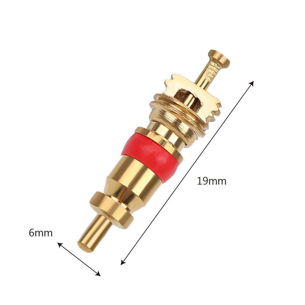 100PCS Valve Stems Pure Copper Valve Cores for Bicycle, Motorcycle ...