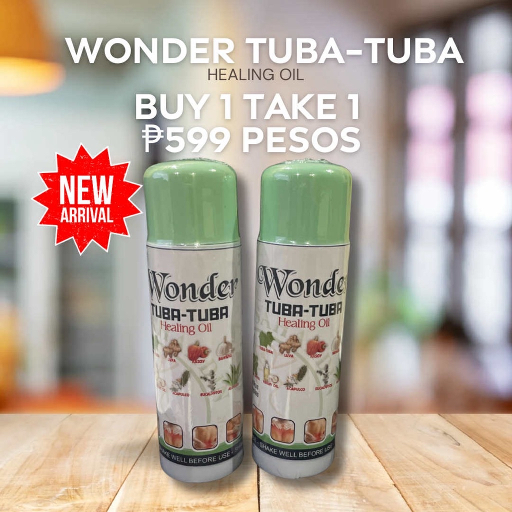 WONDER tuba tuba herbal Healing oil (₱649 pesos Buy 1 take1) large size ...