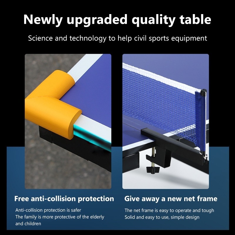 Standard Table Tennis Table Rainproof And Sunproof with Wheels ...