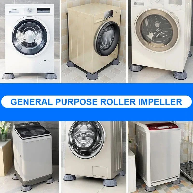4Pcs/Set Washing Machine Foot Pads Anti-vibration Washer and Dryer Anti ...