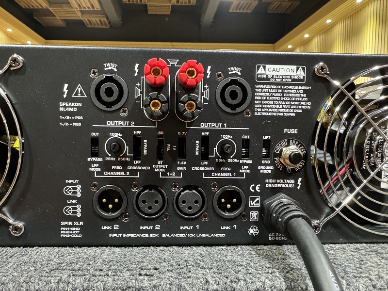 PADON TD3200 professional TD class amplifier, 3200 watt X2, 8 ohm RMS ...