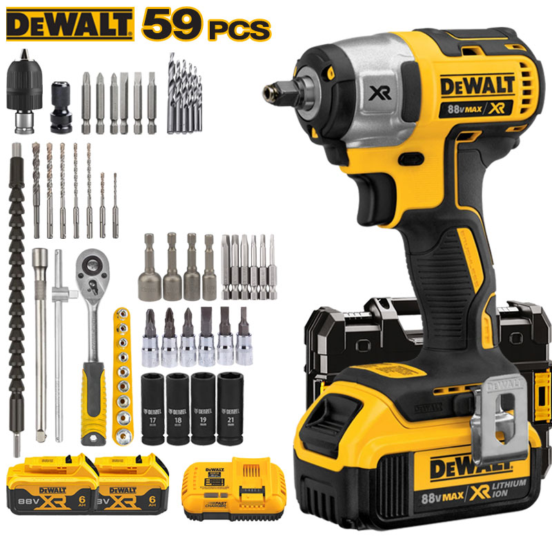 3-Year Warranty【Free Gift】88v 980N.M 59pcs Brushless Cordless Heavy ...