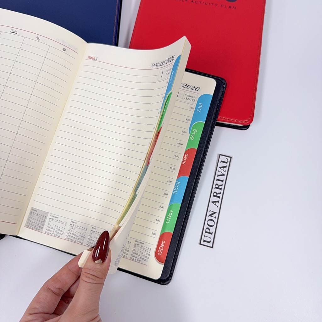 Year 2026 Calendar Diary Notebook Journal Planner Daily Activity Plan ...