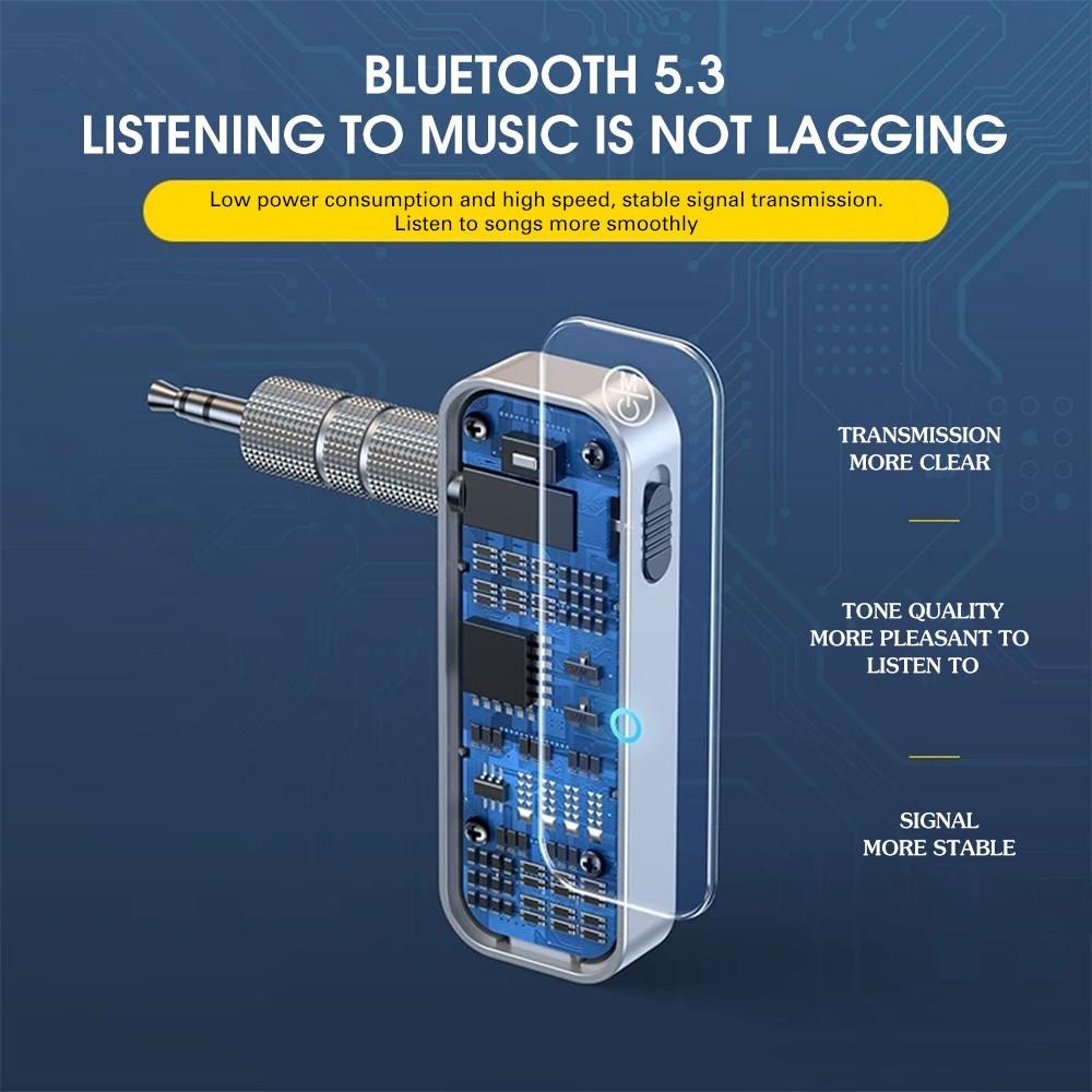 Bluetooth Car Adapter Fast Charging Wireless FM Transmitter AUX ...