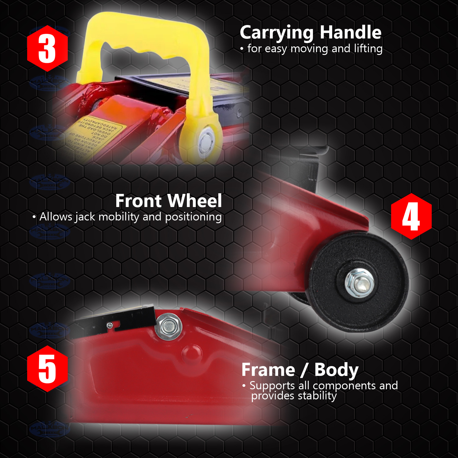 KICHI 2 TONS HYDRAULIC JACK CROCODILE JACK FLOOR JACK | Shopee Philippines