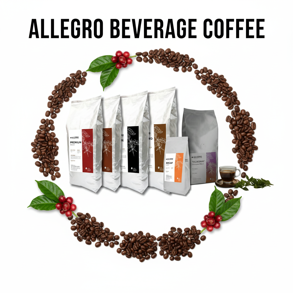 ALLEGRO Coffee Beans Gourmet Assorted Espresso Premium, Silver, Varako ...