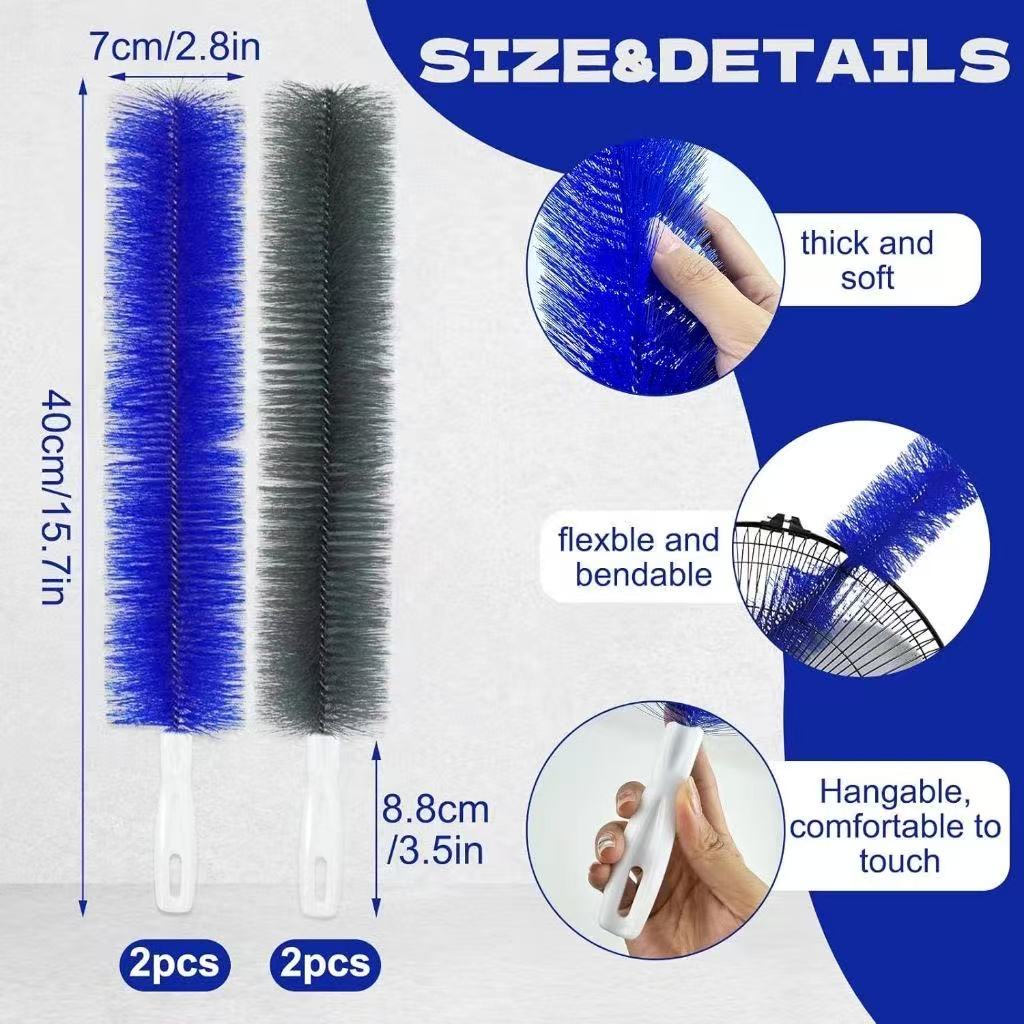 Bendable Fan Dust Removal Cleaning Brush For Electric Fan/Sofa/Shutter ...