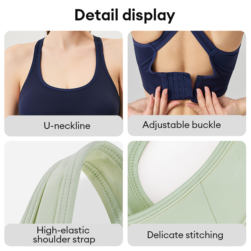 Plus Size Sports Bra Adjustable Shockproof Gathering Running Sport Underwear Beauty Back Sports ...