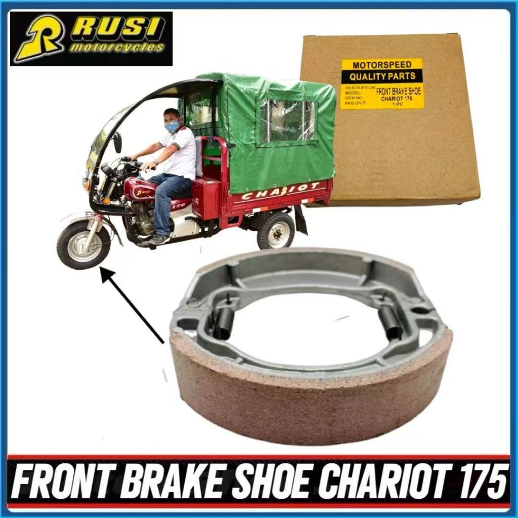 FRONT BRAKE SHOE FOR RUSI CHARIOT 175 MOTOR SPEED MOTORCYCLE PARTS ...