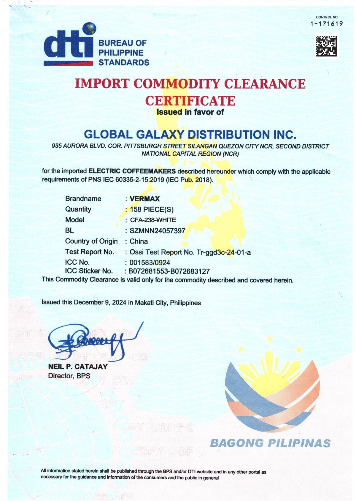 Vermax Drip Coffee Machine 900W with Detachable Water Tank & Cone ...