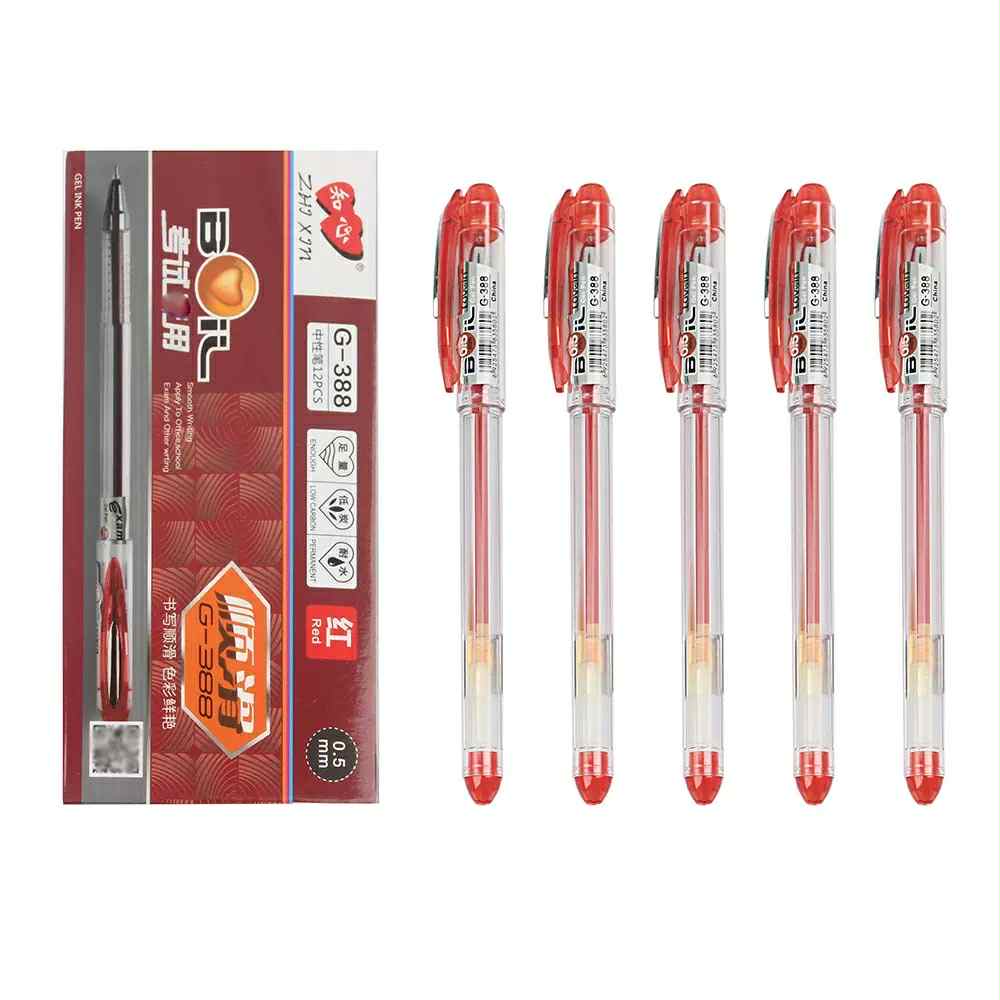 Zhixin 12Pcs G388 Boil Gel Pen 3 Color 0.5mm | Shopee Philippines