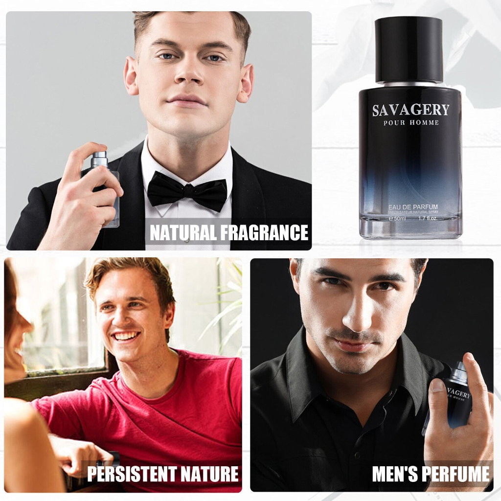 100 ml/ 50ml Savagery Pour Homme Perfume Eau De Parfum Long Lasting ...