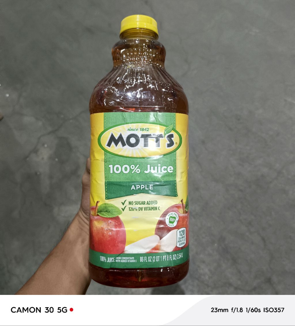 Mott's 100% Apple Juice 2.5L | Shopee Philippines