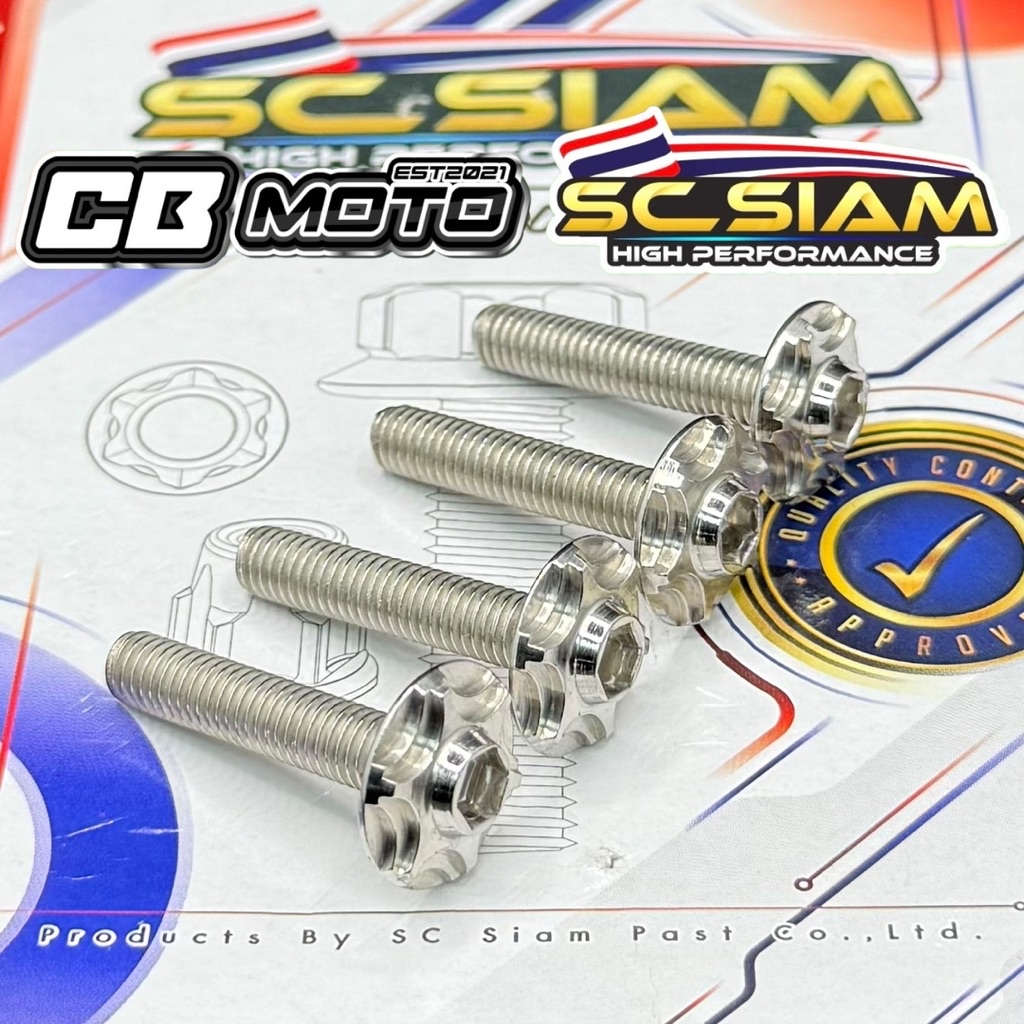 HENG / SC SIAM VISOR BOLTS FOR AEROX V1 & V2 (4pcs) CNC TITANIUM ...