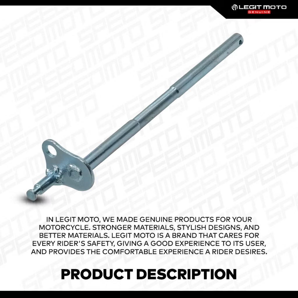LEGITMOTO CENTER STAND SHAFT AXLE / EHE MAIN STAND FOR CLICK V2/V3/V4 ...