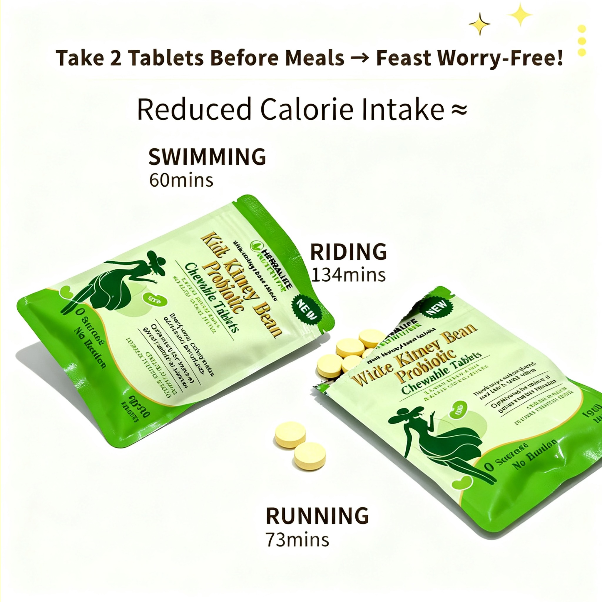 Herbalife White Kidney Bean Probiotic Chewable | Carb Blocker for ...