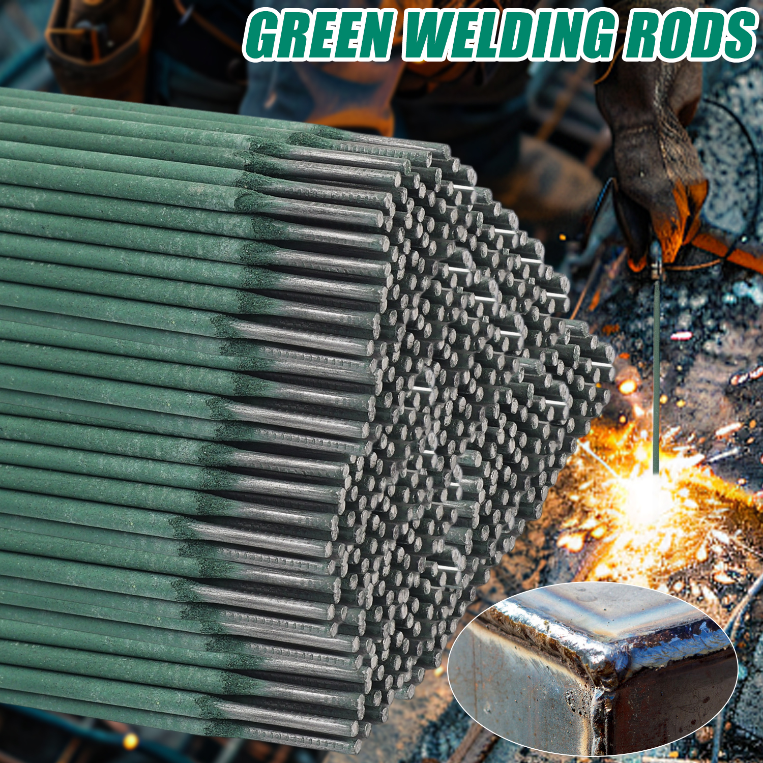 Anti-Rust Green Welding Rod - Expert for Galvanized Pipes & Thin ...