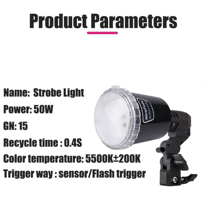 Photography Strobe light Flashes camera Strobe light Can be used with a ...