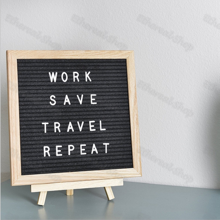 Complete Felt Letter Board Kit w/ Stand & Letters - Creative Message ...