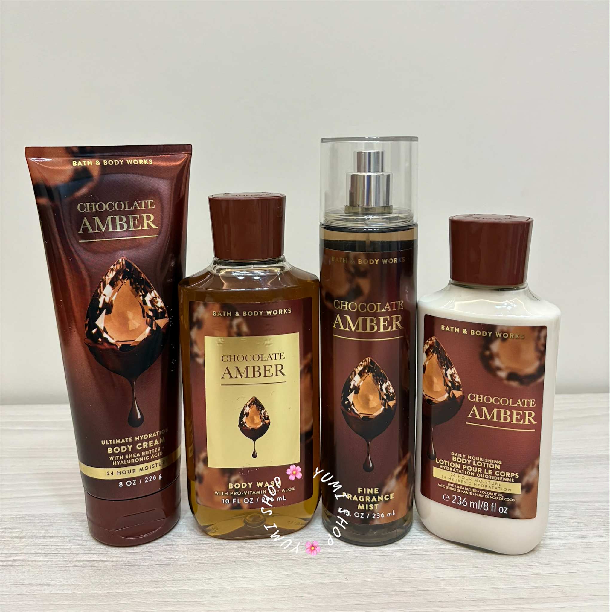 Bath & Body Works Chocolate Amber Fragrance Mist 236ml for Women ...