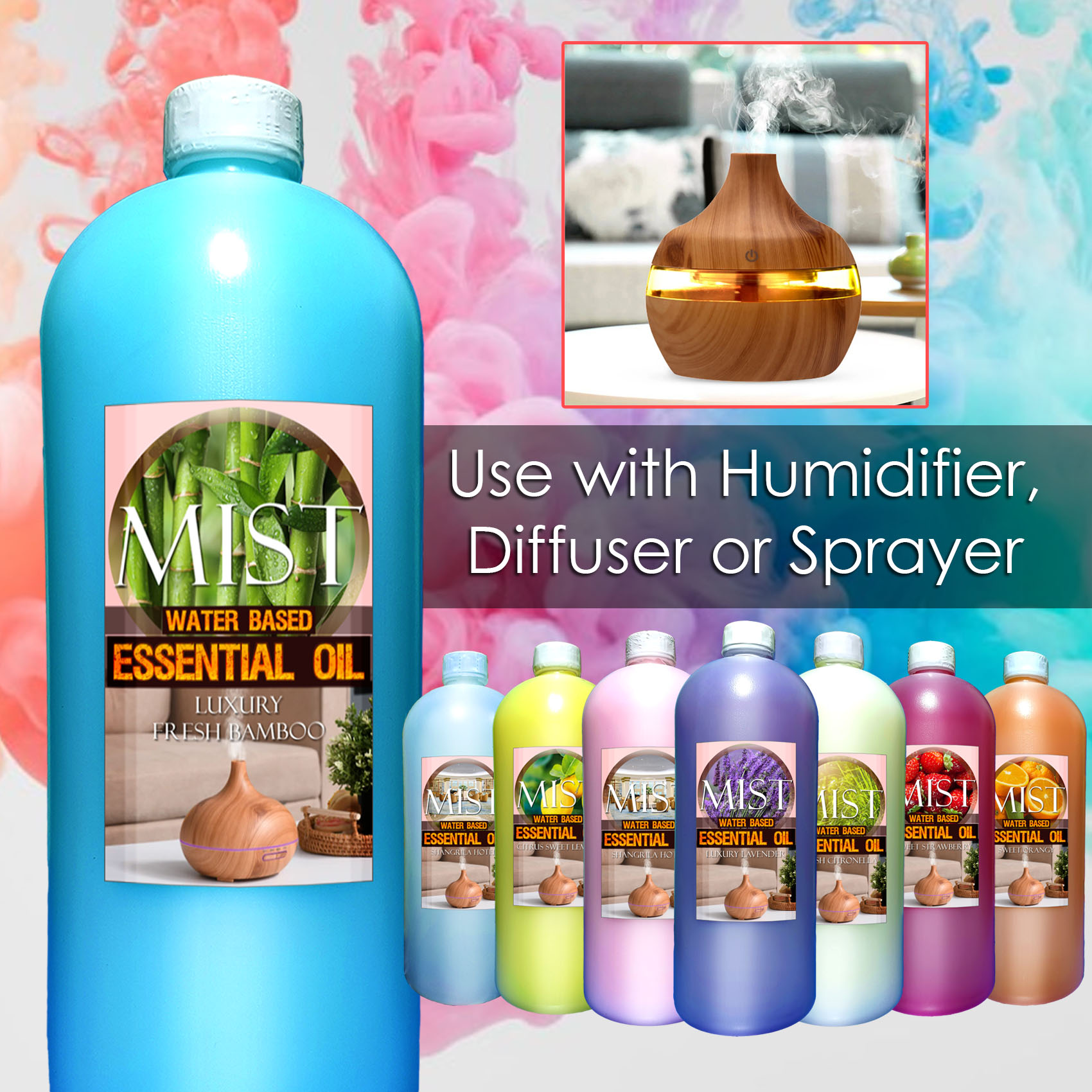 100% Water Based Essential Oil Hotel Scent Humidifier Bifresh-Bathroom ...